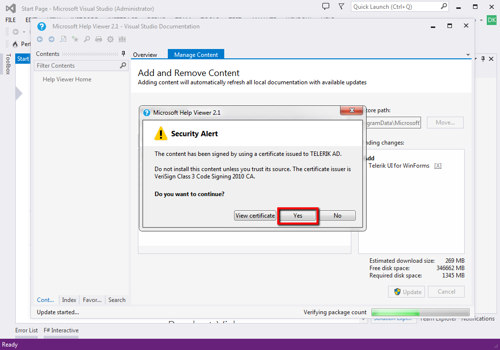 Installing Local Documentation For Ms Help Viewer Help3 In Visual 6756